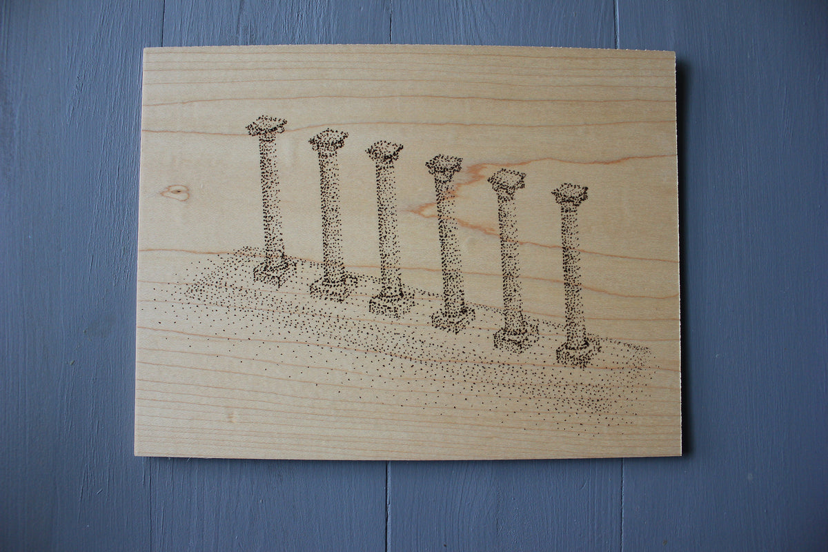 Mizzou Architecture Series: The Columns Wood Art - Missouri Tigers - M ...